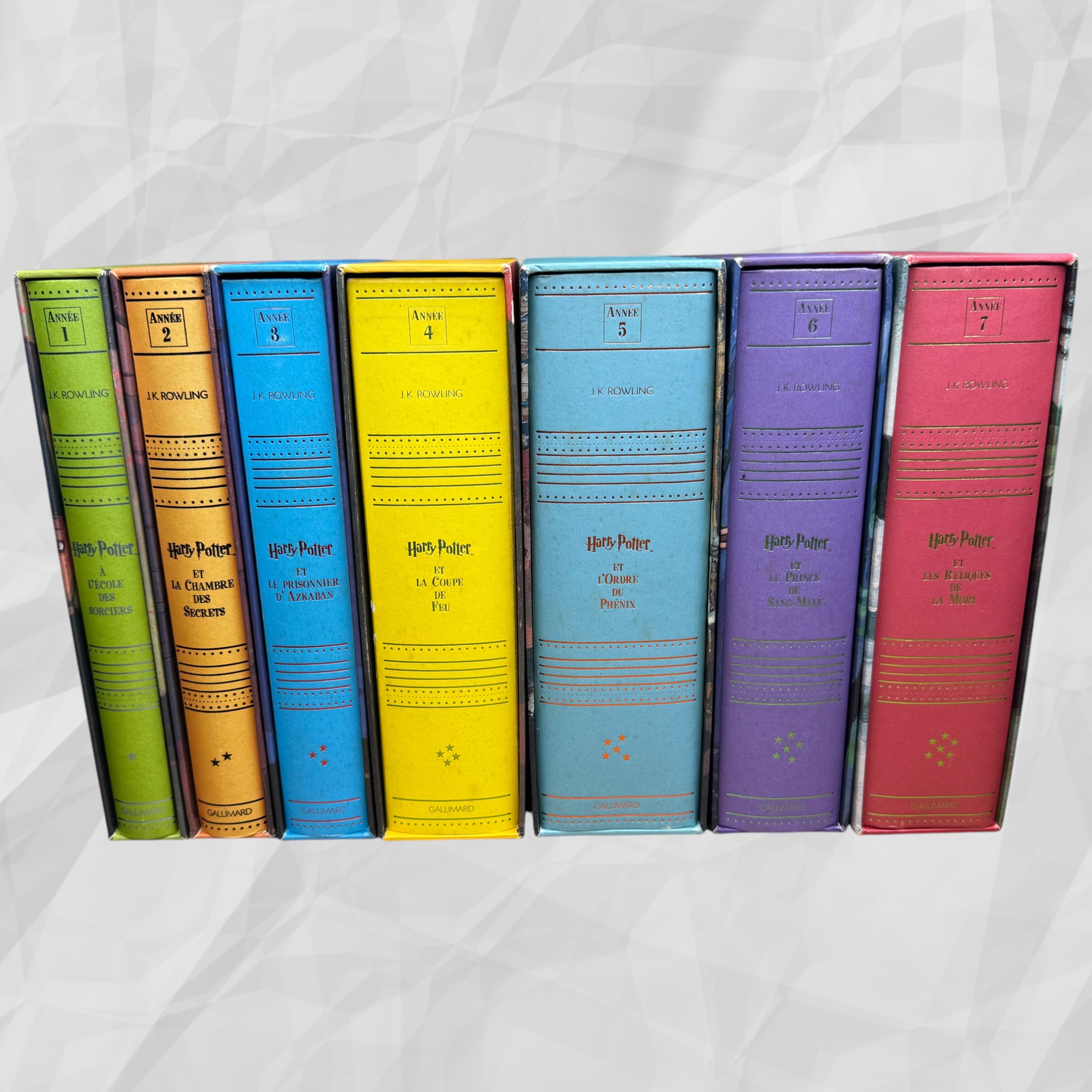 Harry Potter French Deluxe Set 1-7, Slipcase Editions, Gallimard, J.K ...